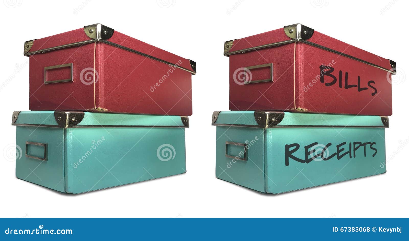 Storage boxes stock photo. Image of reciept, accounting - 67383068