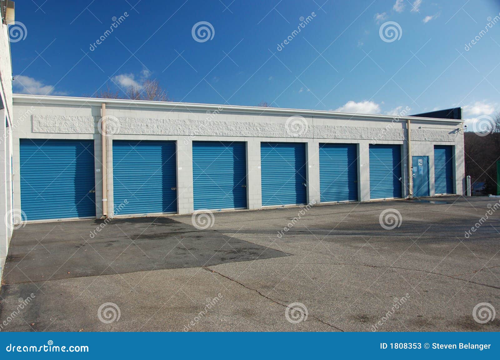 Storage building stock image. Image of concrete, business - 1808353