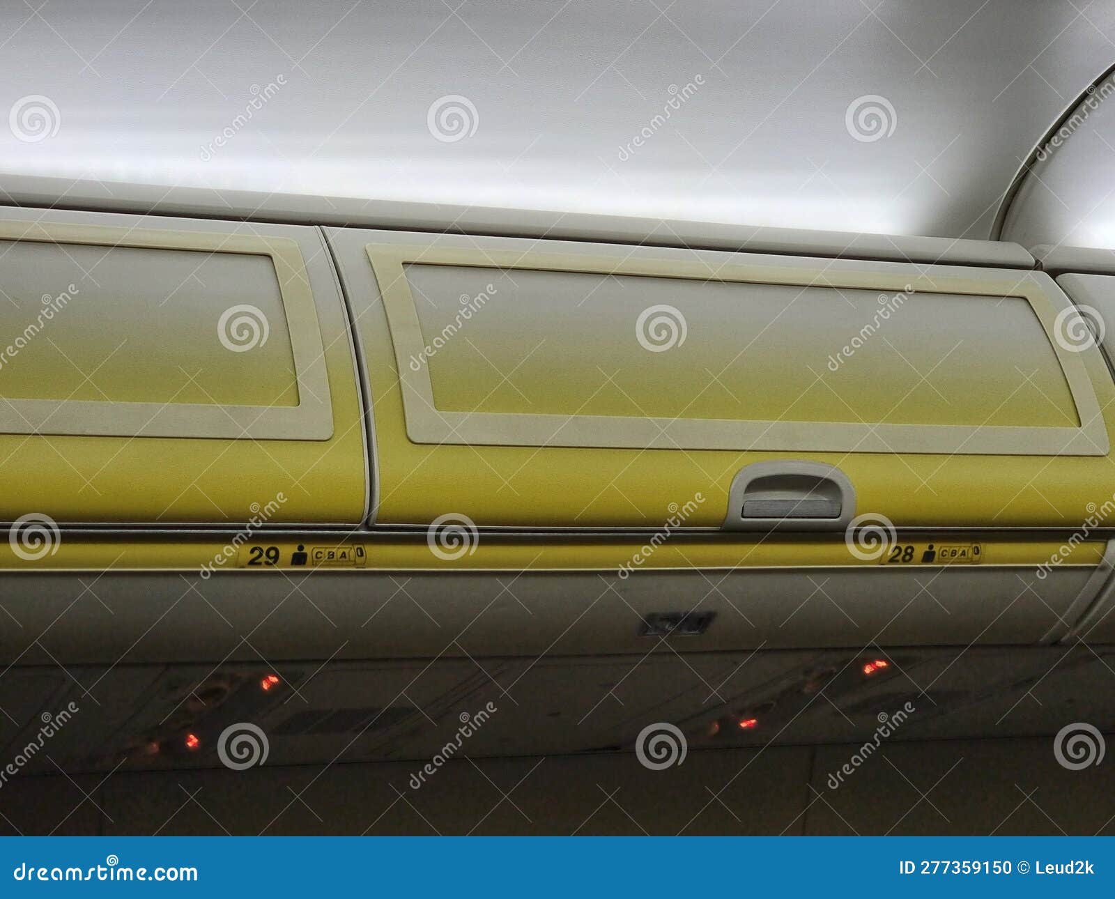 Storage Compartment in a Boeing 737 Editorial Image - Image of boeing ...