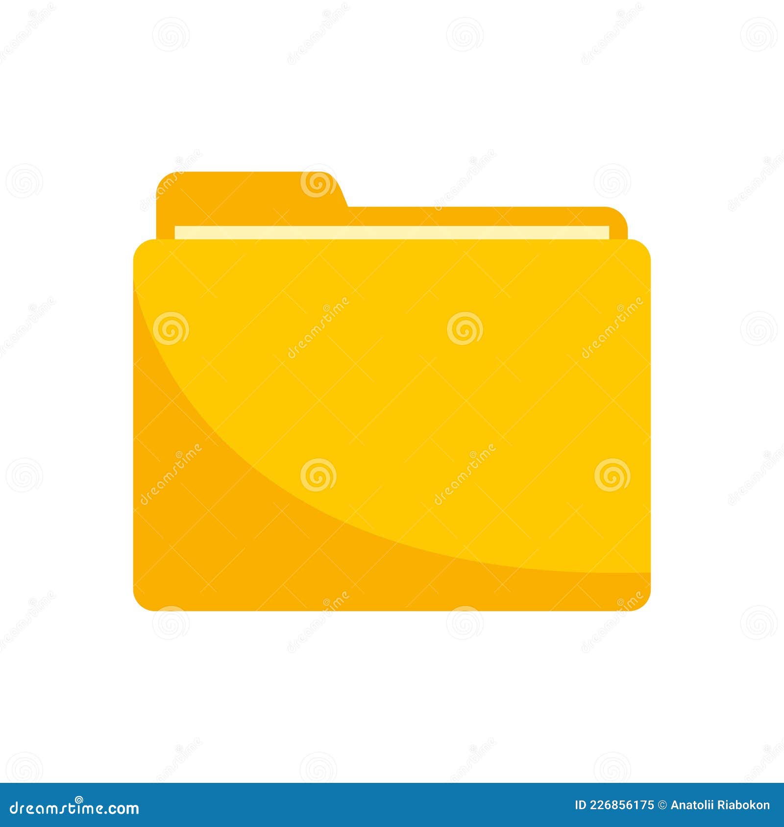 Storage Computer Folder Icon Flat Isolated Vector Stock Vector ...