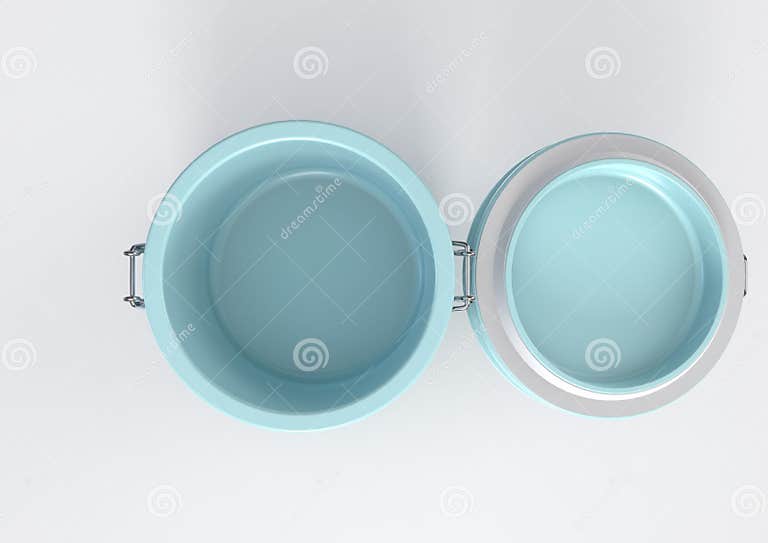 Storage Containers Open stock illustration. Illustration of group ...