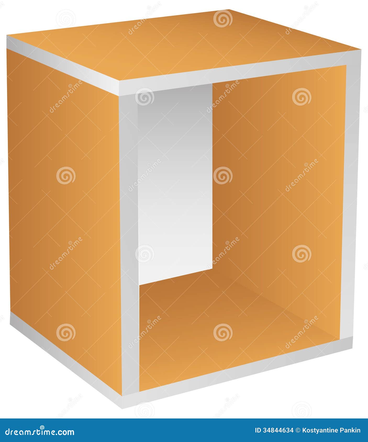 Storage Cube stock vector. Illustration of market, abstract - 34844634