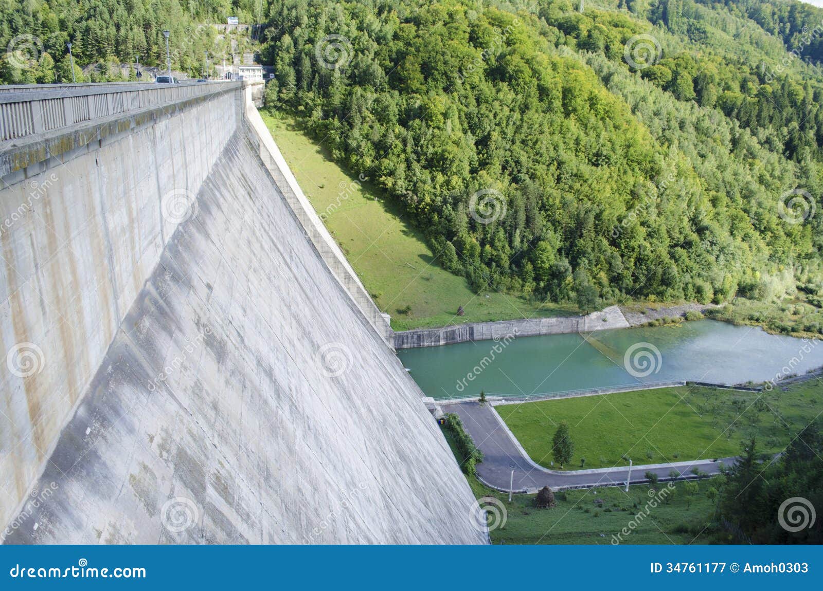 Storage Dam - Bicaz - Romania Stock Image - Image of moldavia, electric ...