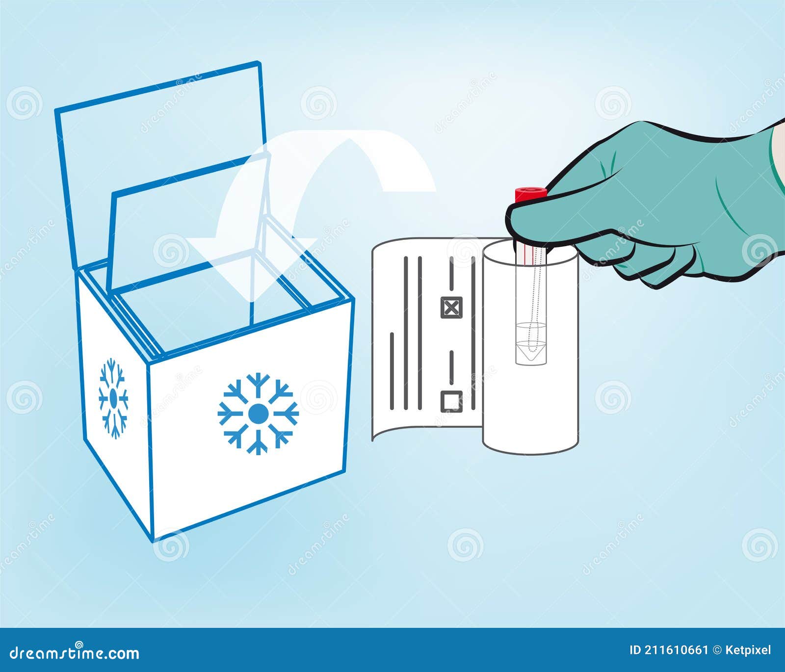 9-Storage De Specimen With Sheet Cartoon Vector | CartoonDealer.com ...