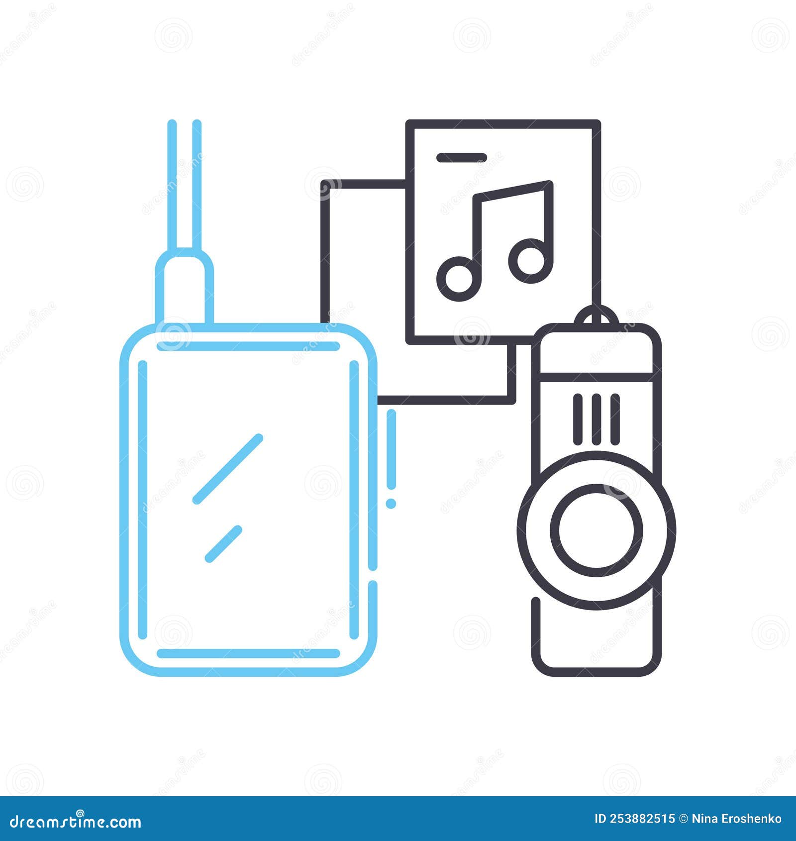 Storage Device Line Icon, Outline Symbol, Vector Illustration, Concept ... Storage Device Line Icon, Outline Symbol, Vector Illustration, Concept ...