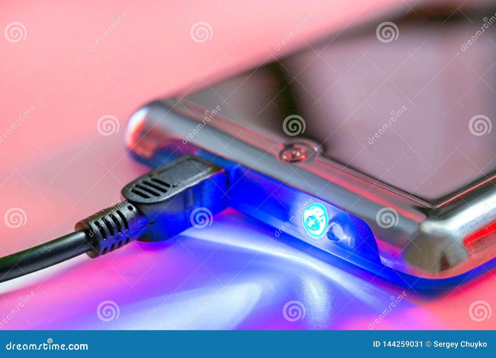 Tech Devices Connected To Information. Technology Concept Stock Image ...
