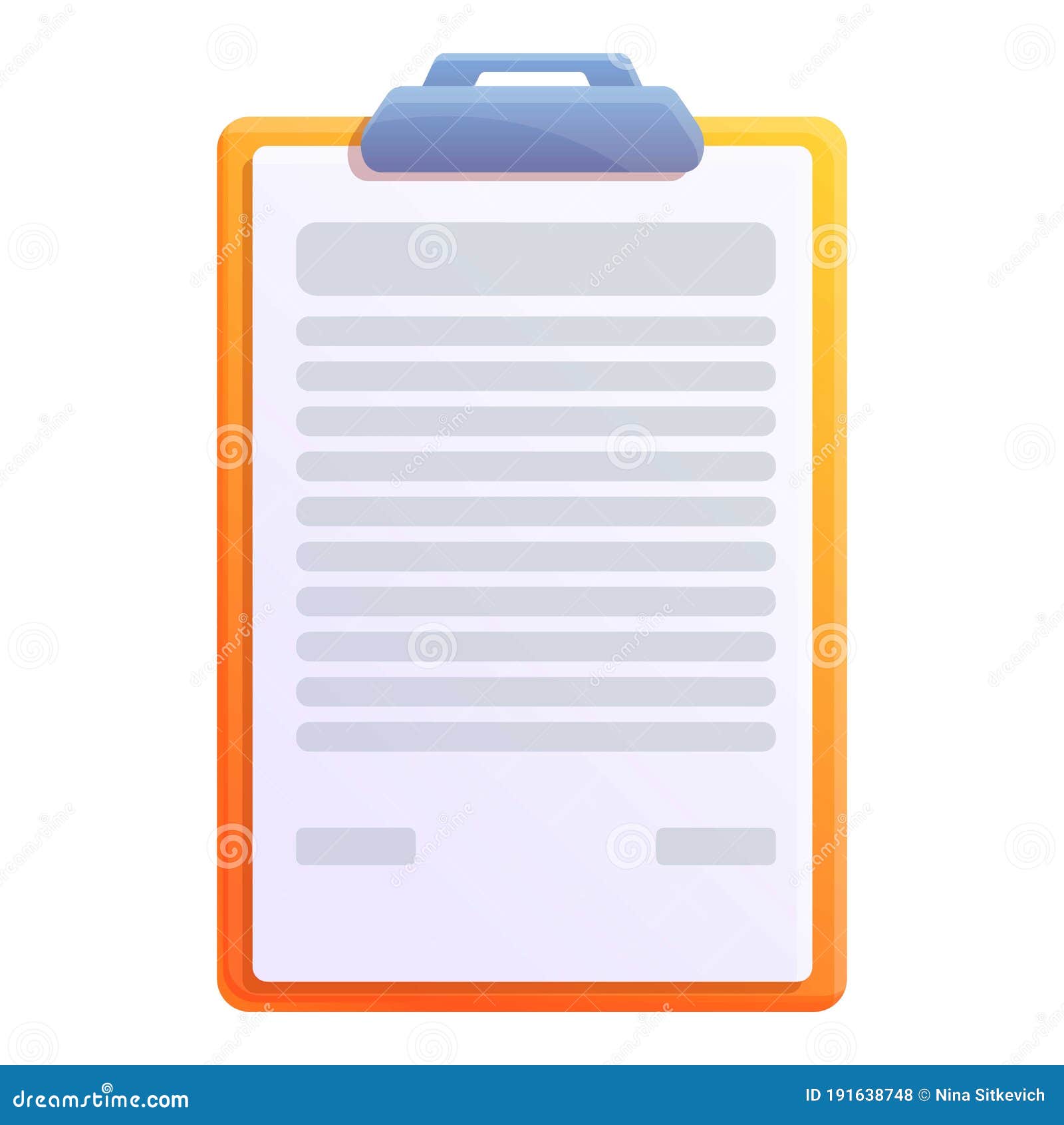 Storage Documents To Do List Icon, Cartoon Style Stock Vector ...