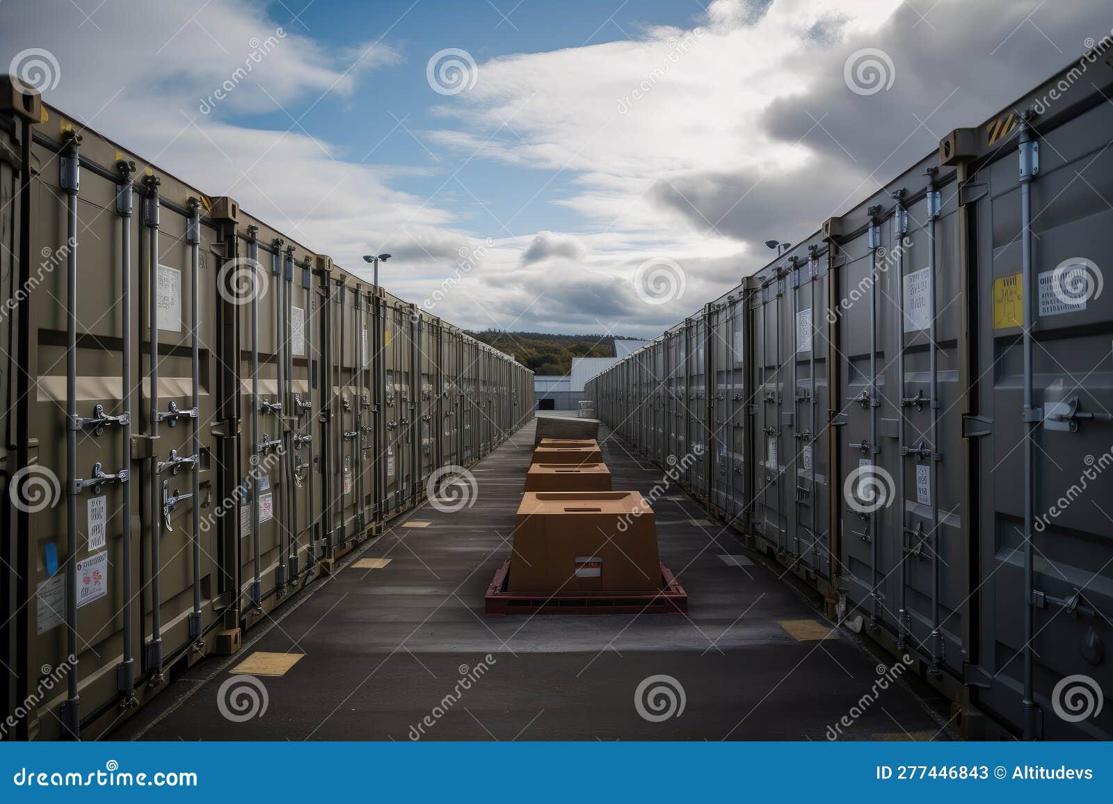 Storage Facility, with View of the Radioactive Waste Being Safely ...