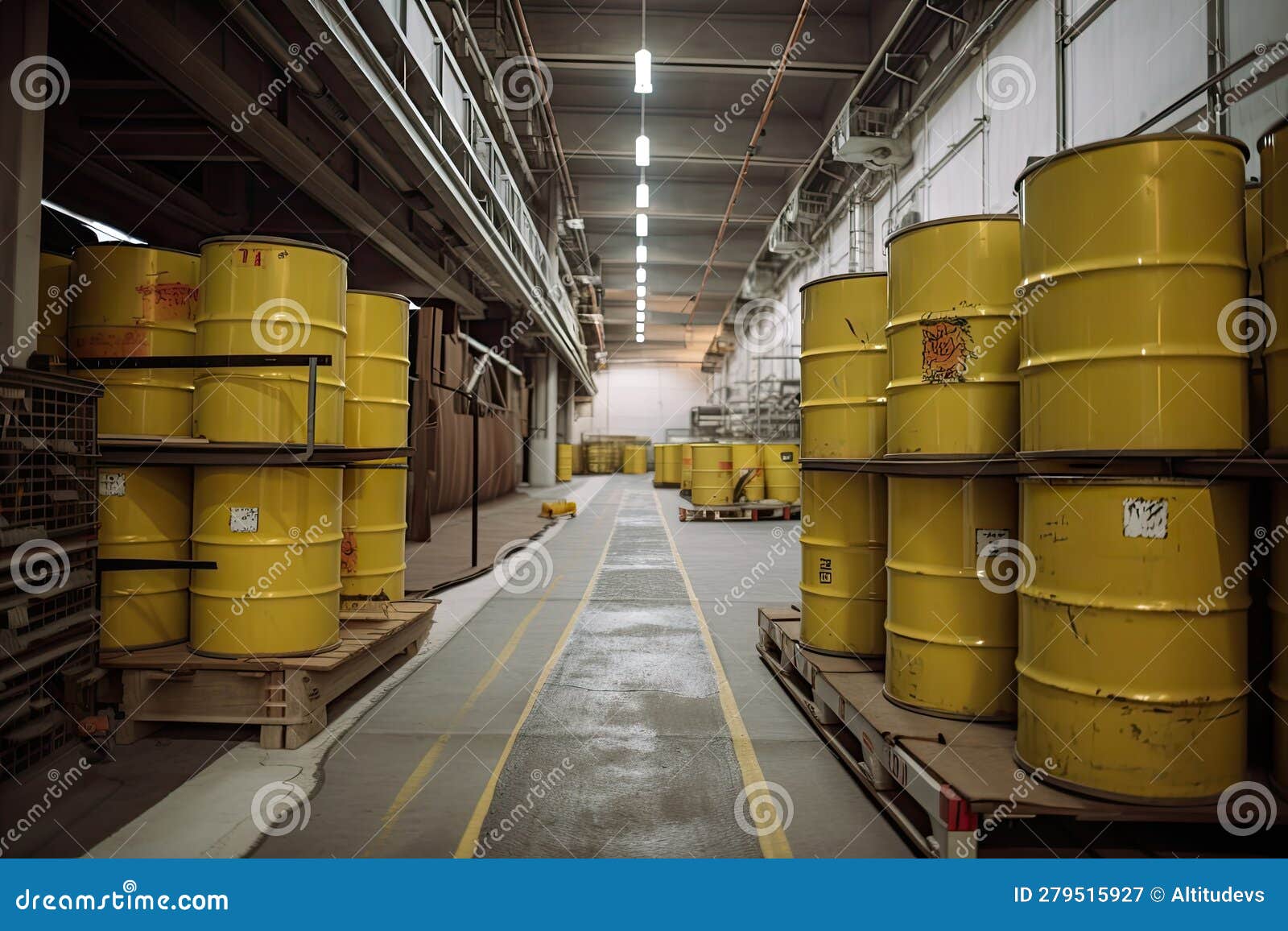 Storage Facility, with View of the Radioactive Waste Being Safely ...