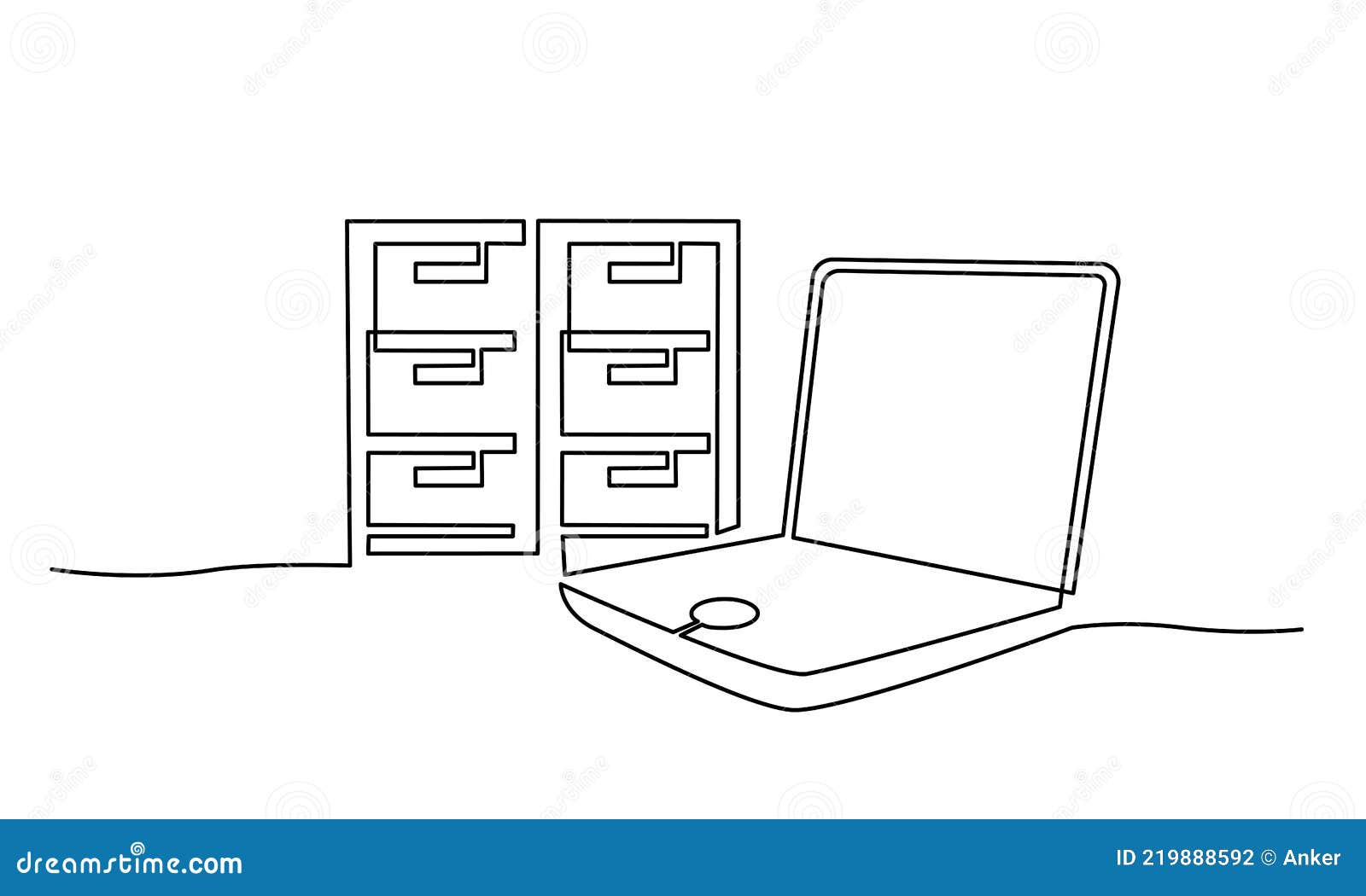 Storage Files and Data Electronic in Notebook and Paper in Furniture ...
