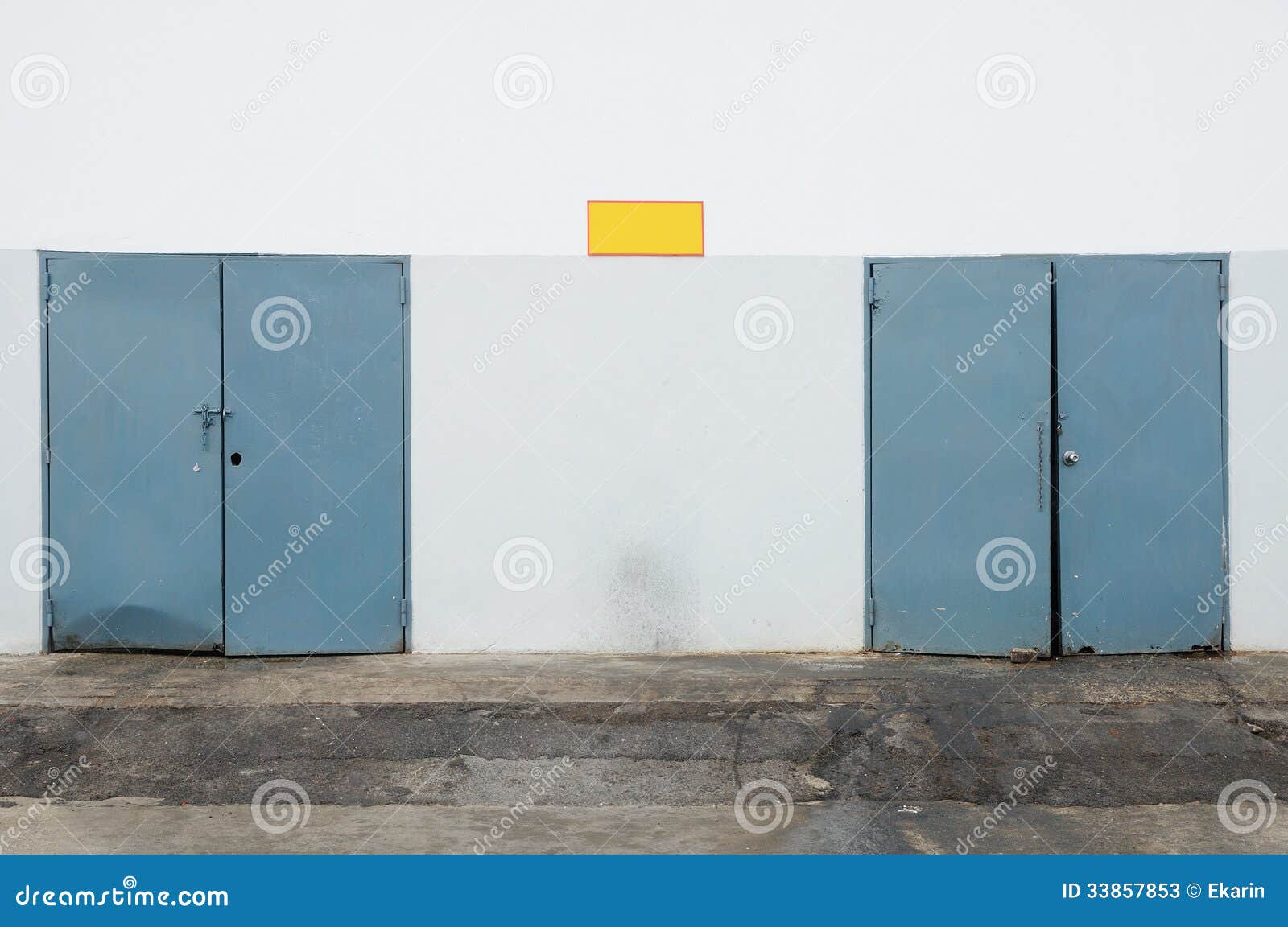Storage and Garbage Rooms Outside Building Stock Image - Image of thai ...
