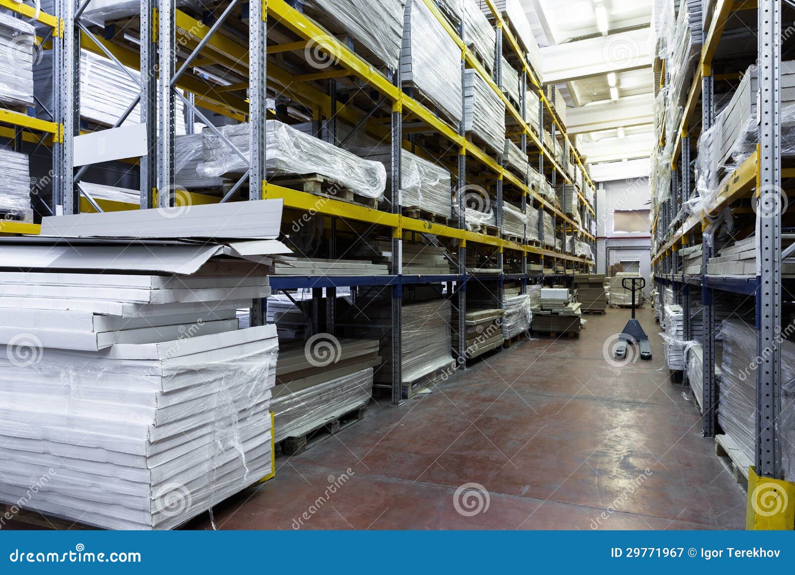 Storage of goods stock image. Image of merchandise, packing - 29771967