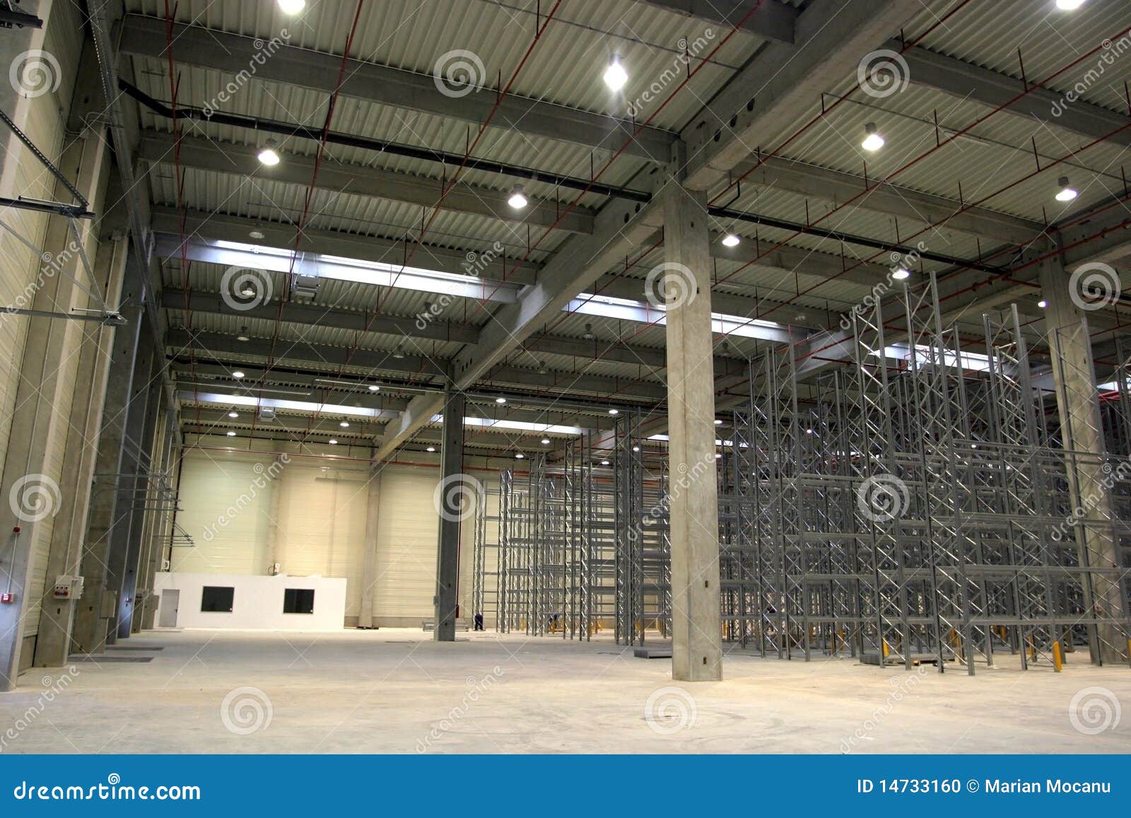 Storage Hall Or Warehouse Interior Of Factory . Stock Photo ...