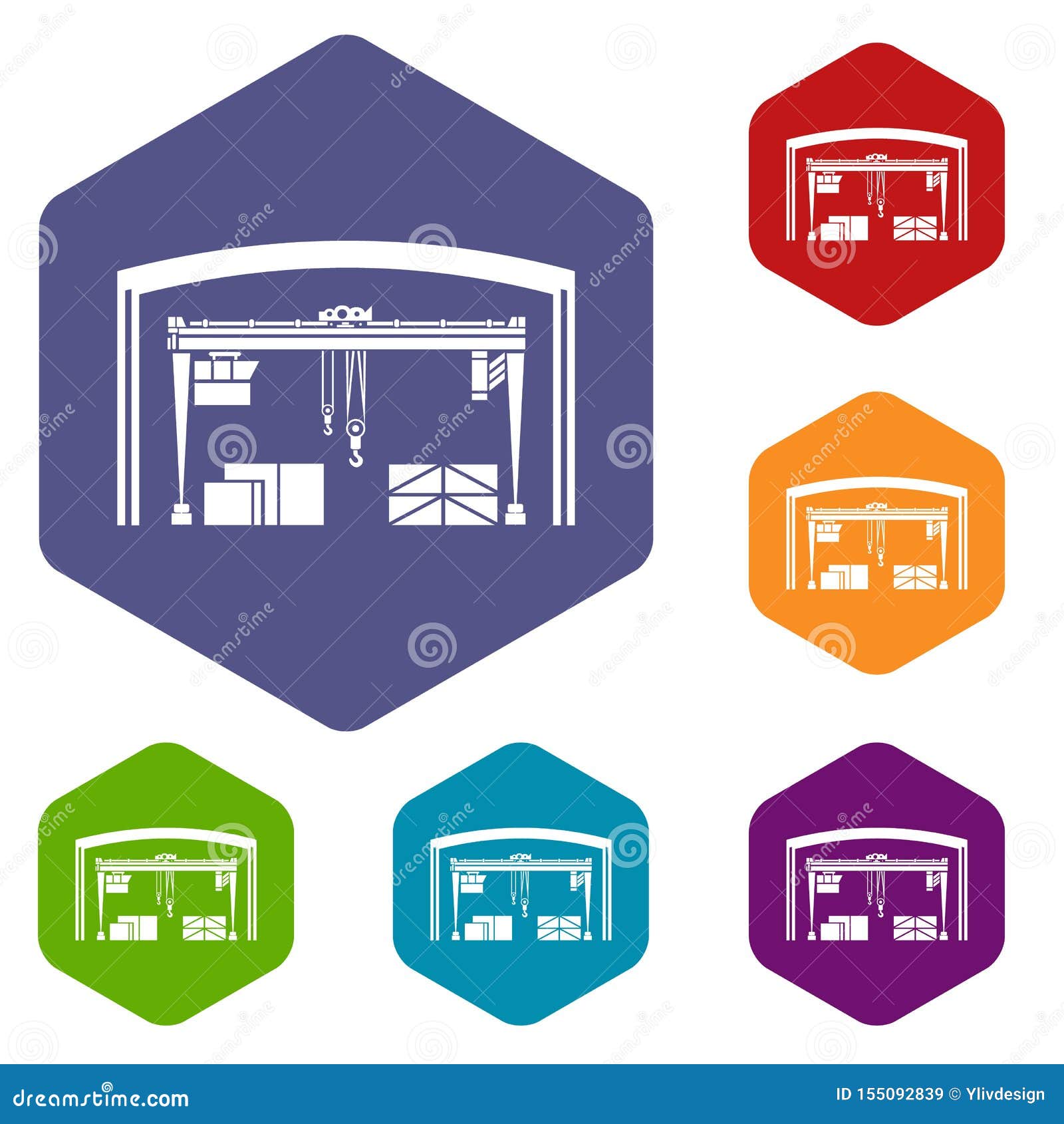 Storage and Loading Icon, Simple Style Stock Vector - Illustration of ...