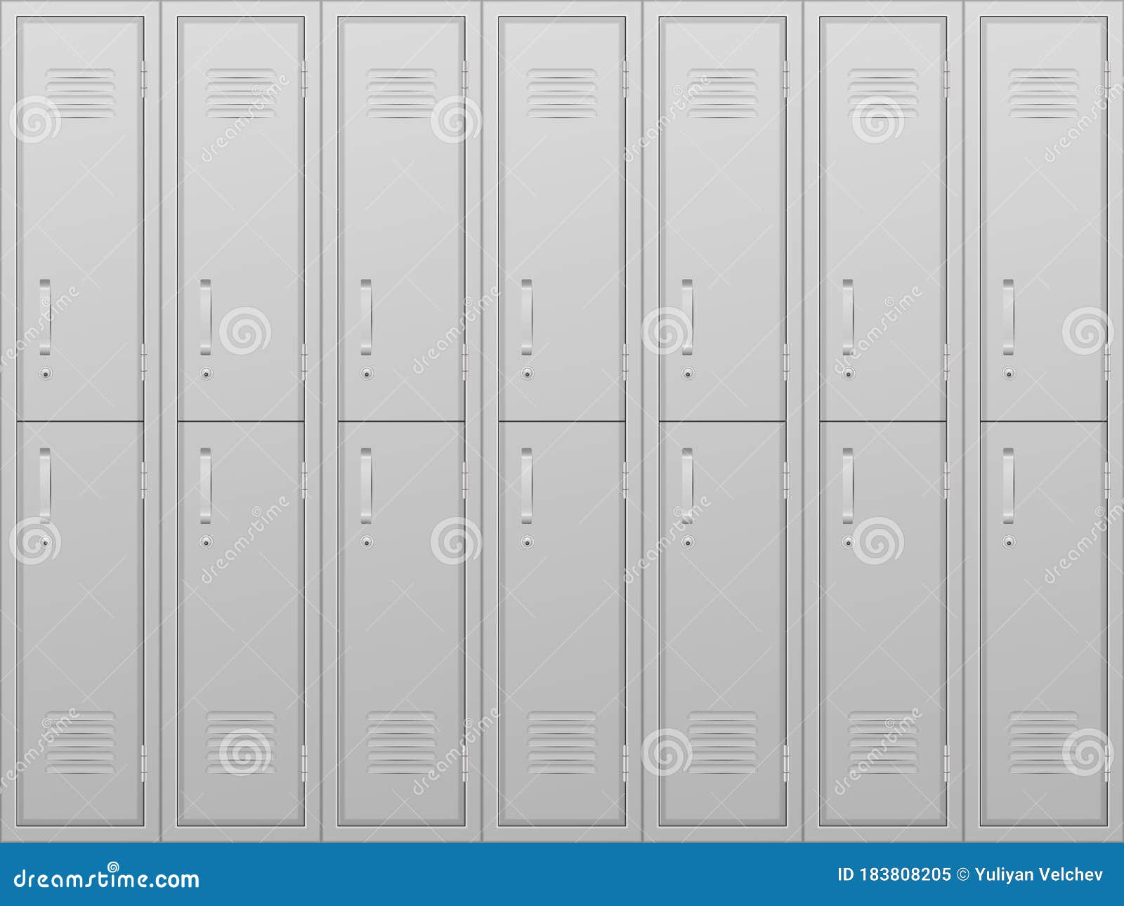 Storage lockers stock vector. Illustration of combination - 183808205