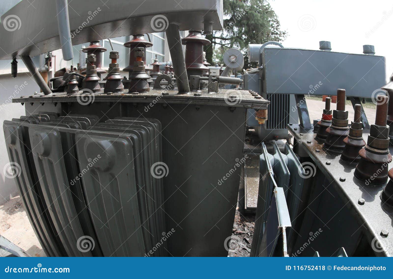 Transformers Obsolete And Broken Of Electrical Substations Royalty-Free ...