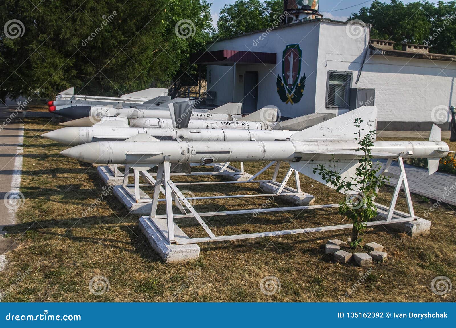 The Storage of Missiles and Bombs Stock Photo - Image of force, aerial ...