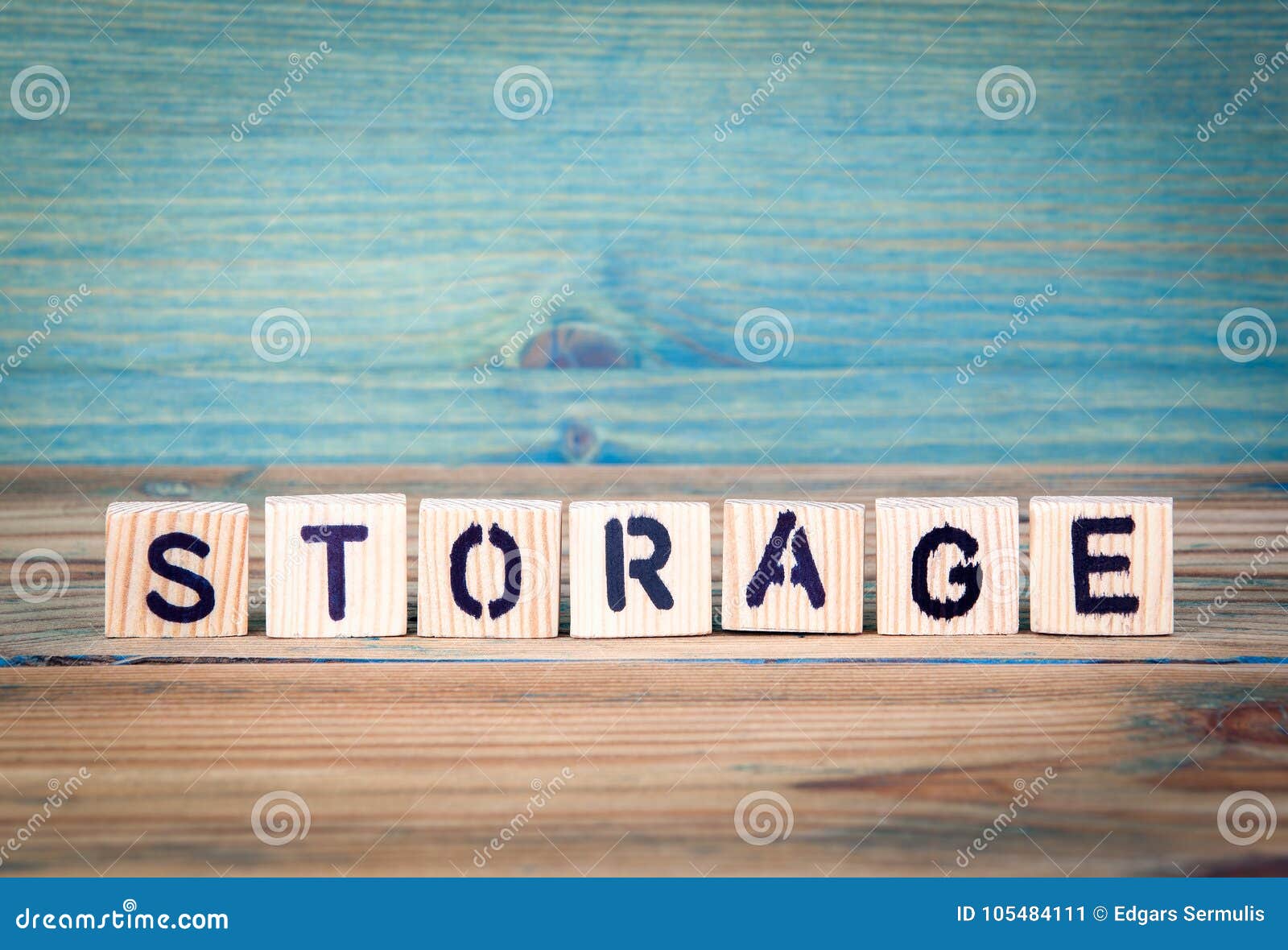 Storage - Name from Wooden Letters. Office Desk, Informative and ...