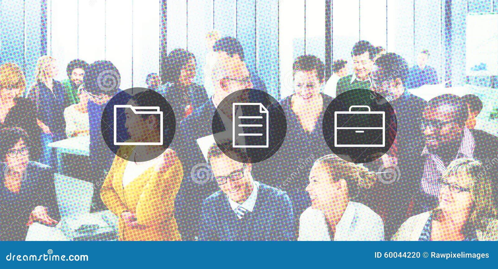 Man Working With Big Data And Databases, Office Workers Are Studying ...