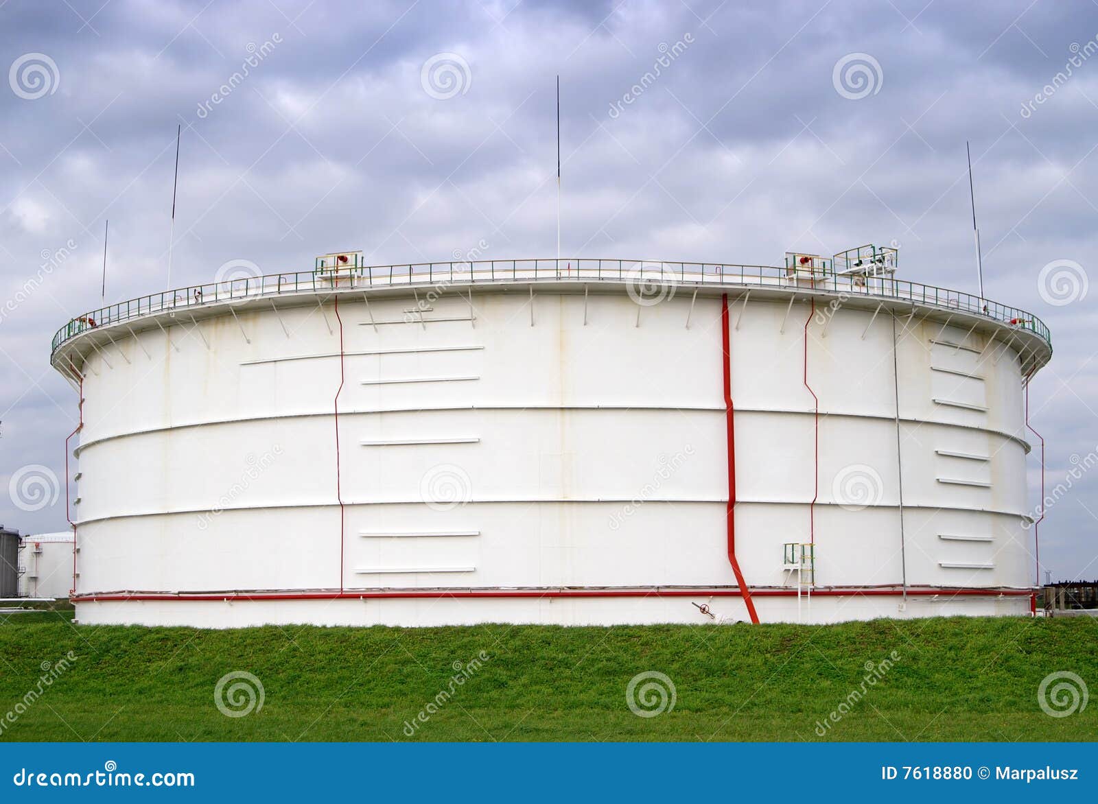 Storage oil reservoir stock photo. Image of container - 7618880