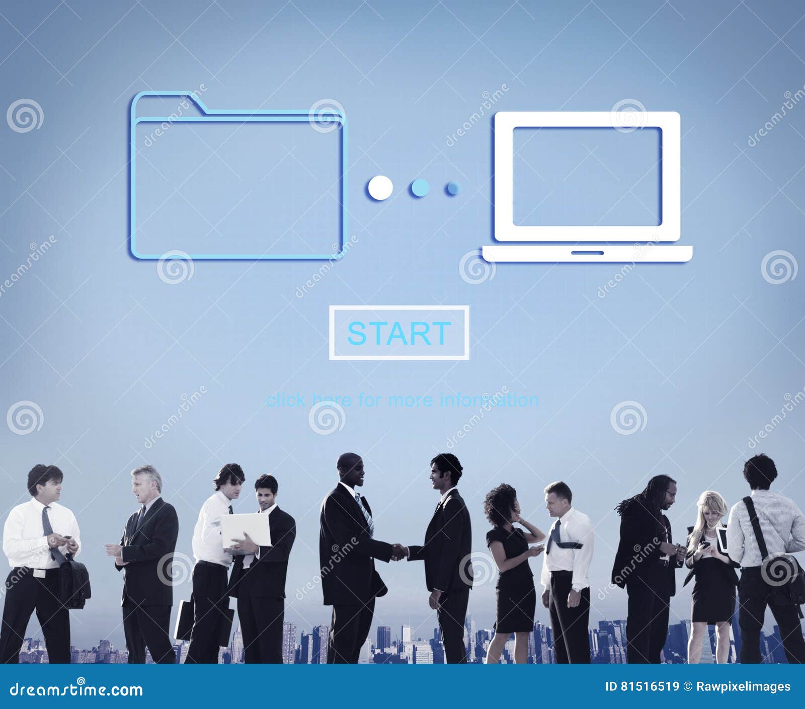 Storage Online Data Transfer Sync Information Technology Concept Stock ...