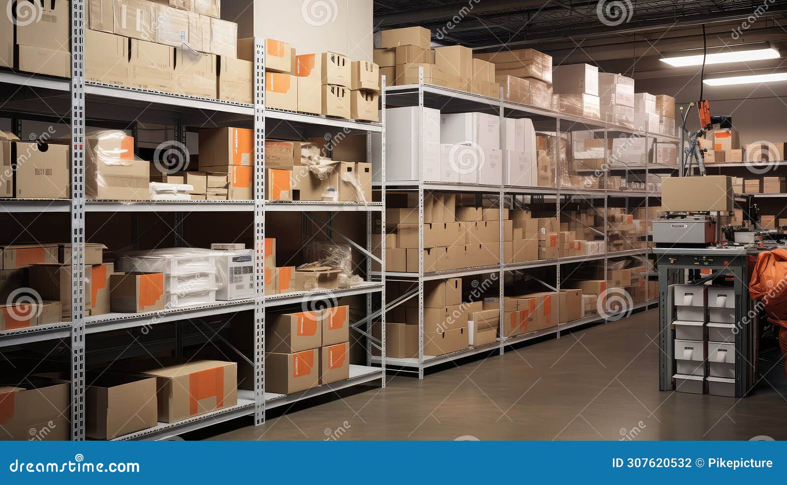 Storage package room stock illustration. Illustration of sorting ...