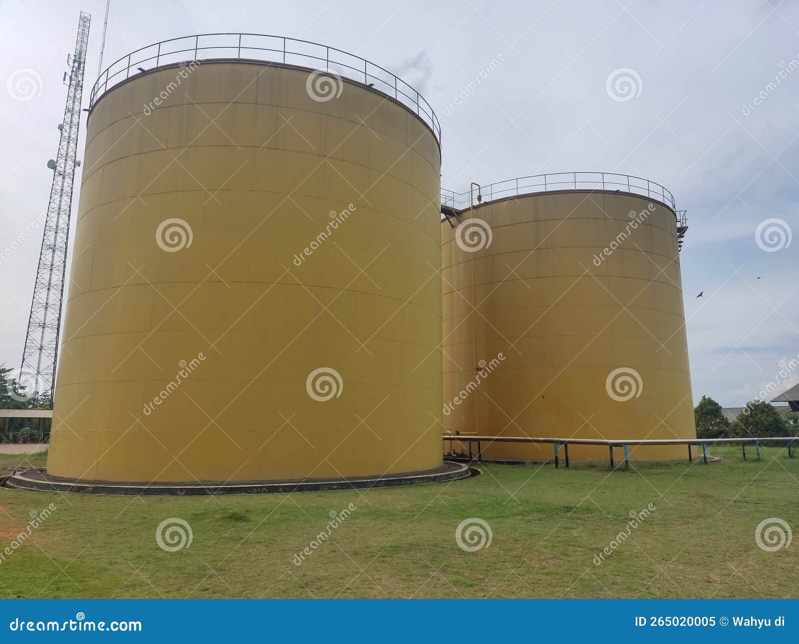 Palm Oil Storage Tanks Royalty-Free Stock Photo | CartoonDealer.com ...