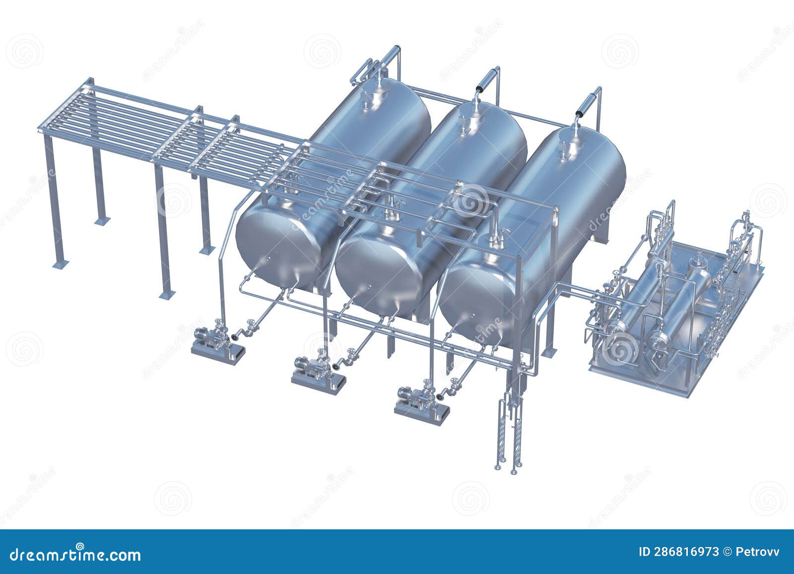 Storage And Pumping Of Tar Royalty-Free Stock Photography ...