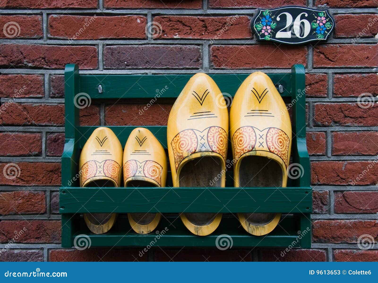 Storage Rack with Clogs Next To Frontdoor Stock Image - Image of ...