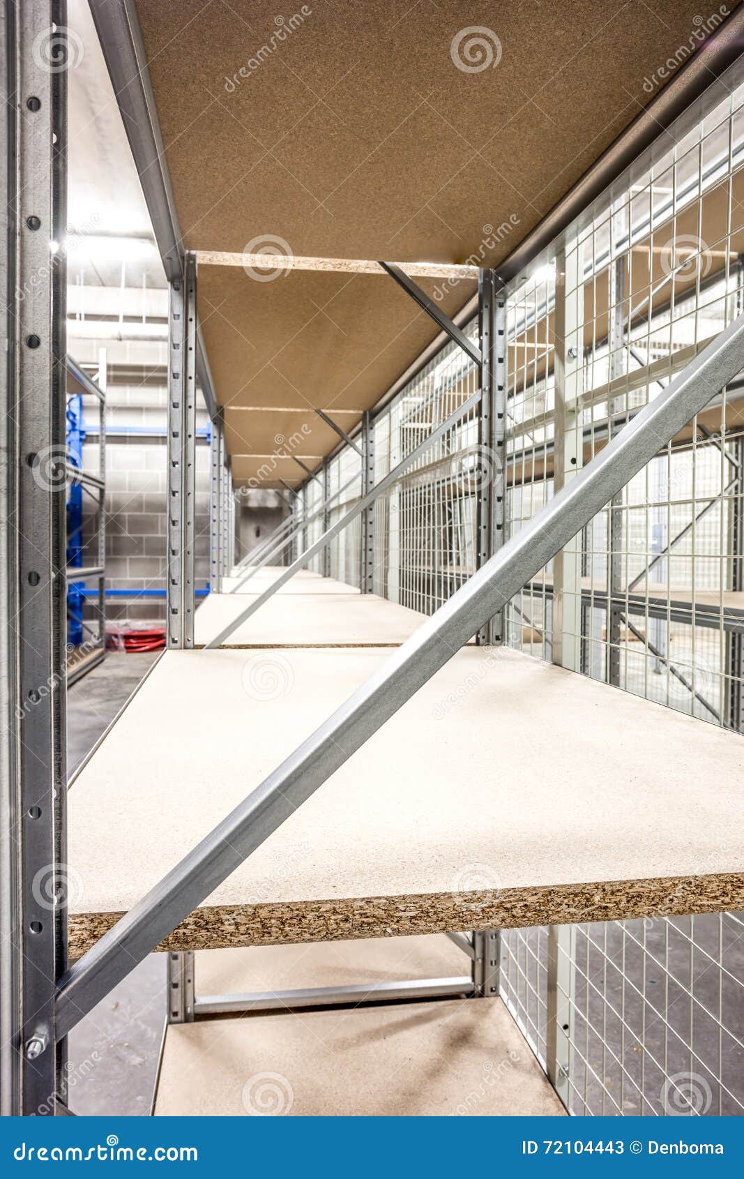 The storage Racks stock image. Image of commercial, empty - 72104443
