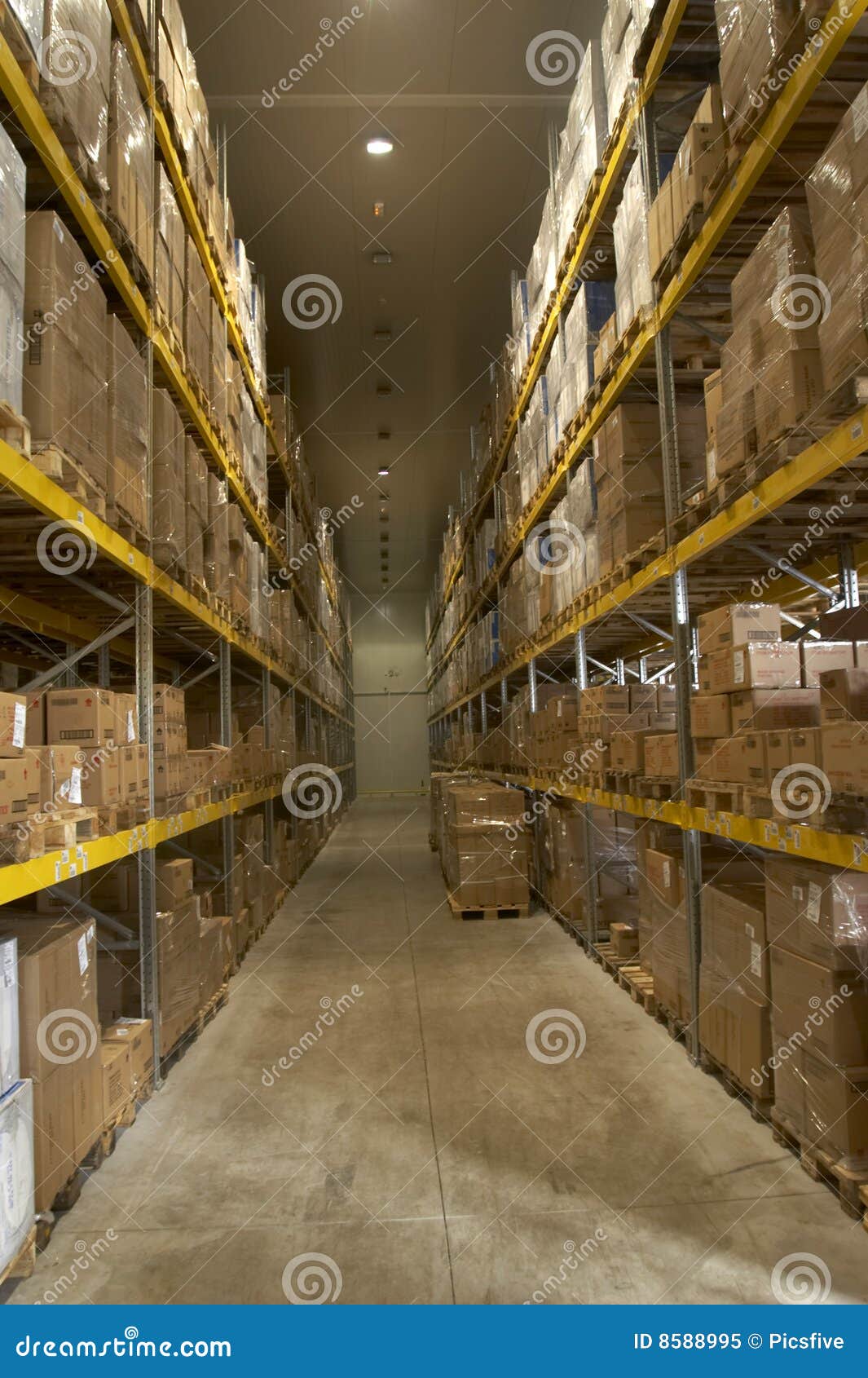 Storage room stock image. Image of depot, factory, indoors - 8588995