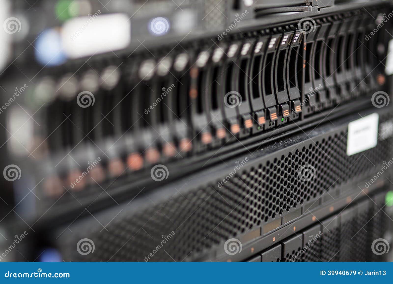 Storage server stock image. Image of chassis, connection - 39940679