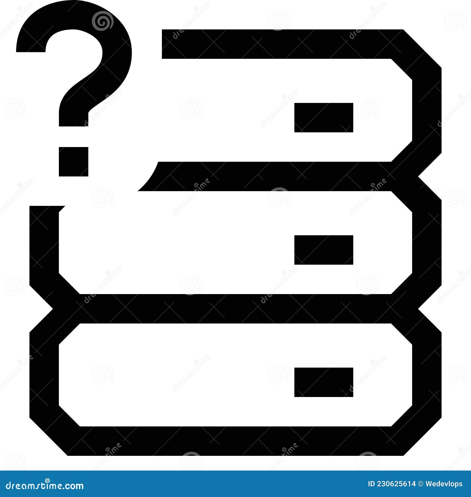 Storage Server Frequently Ask Questions Stock Photo - Illustration of ...