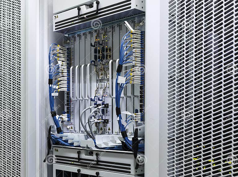 Storage Server Unit Supercomputer Clusters in Room Data Center Stock ...