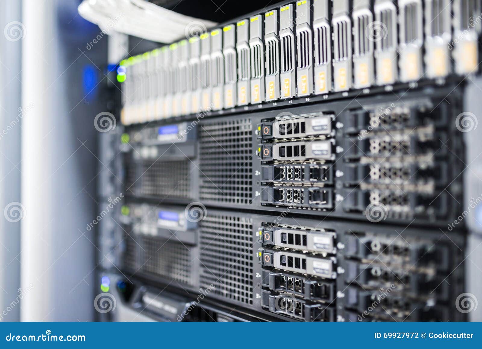 Storage Servers in Data Room Domestic Room Stock Photo - Image of ...