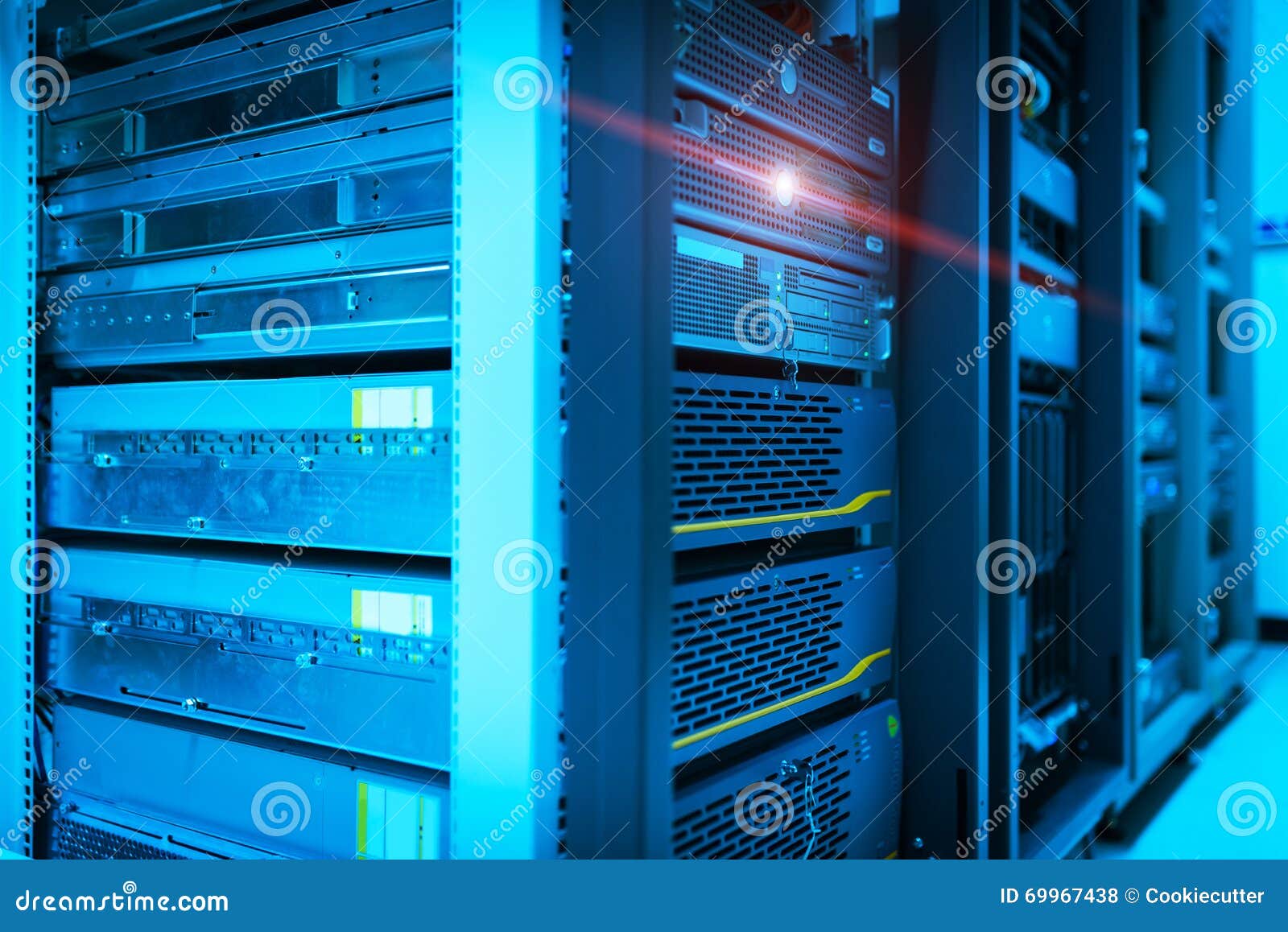 Storage Servers in Data Room Domestic Room Stock Photo - Image of ...