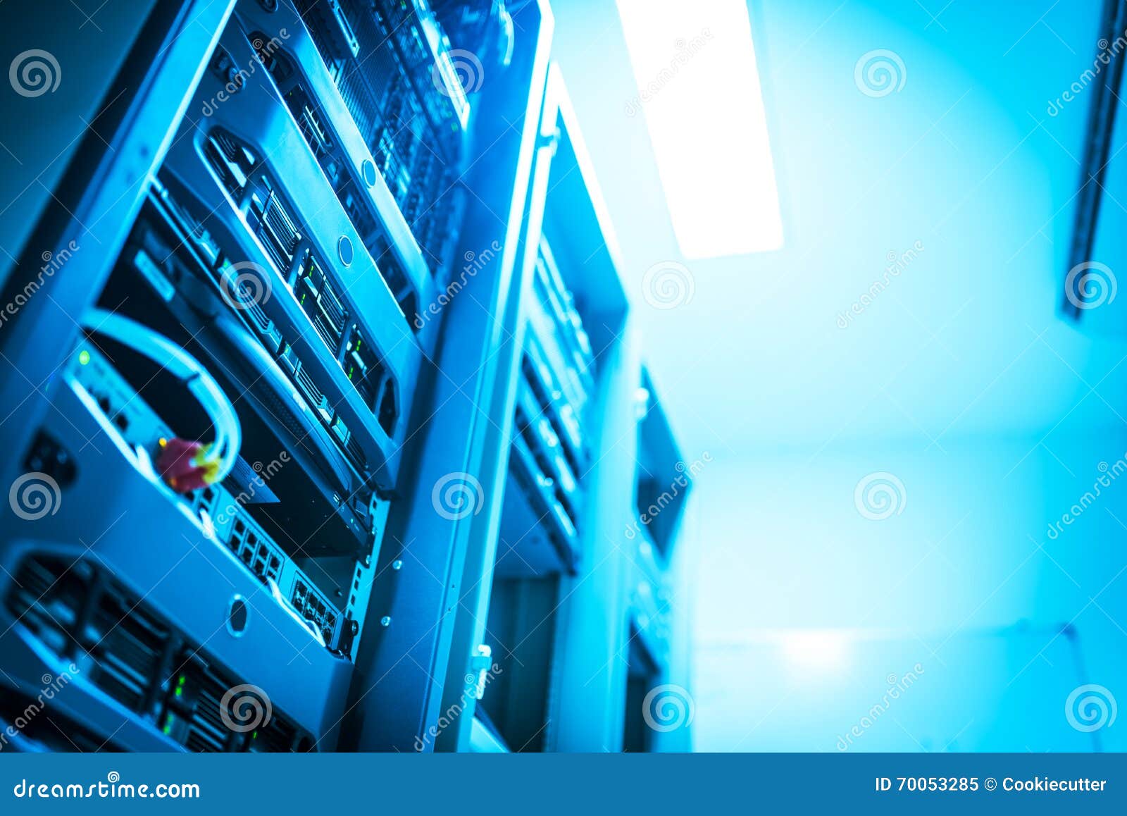 Storage Servers in Data Room Domestic Room Stock Image - Image of ...