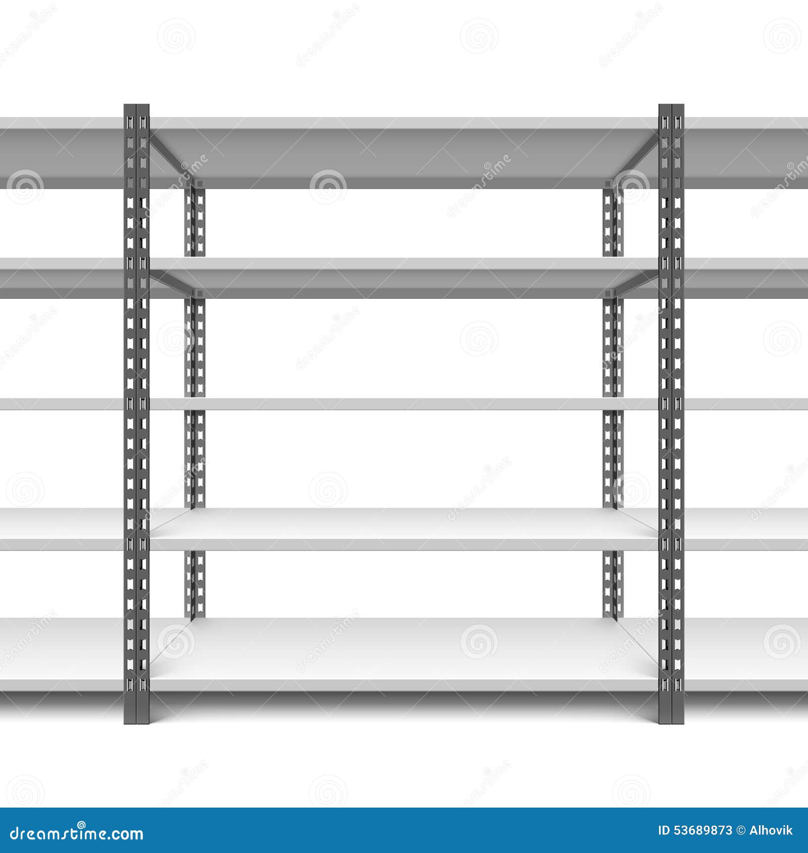 Storage shelves stock vector. Illustration of retail - 53689873
