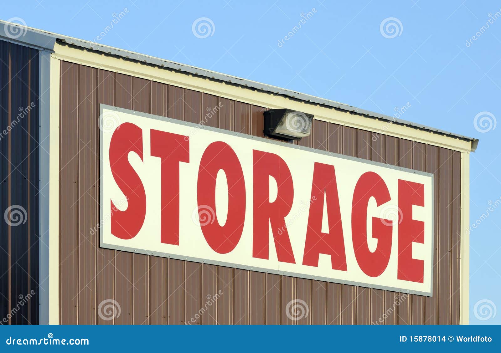 Storage sign stock photo. Image of blue, outdoor, signage - 15878014