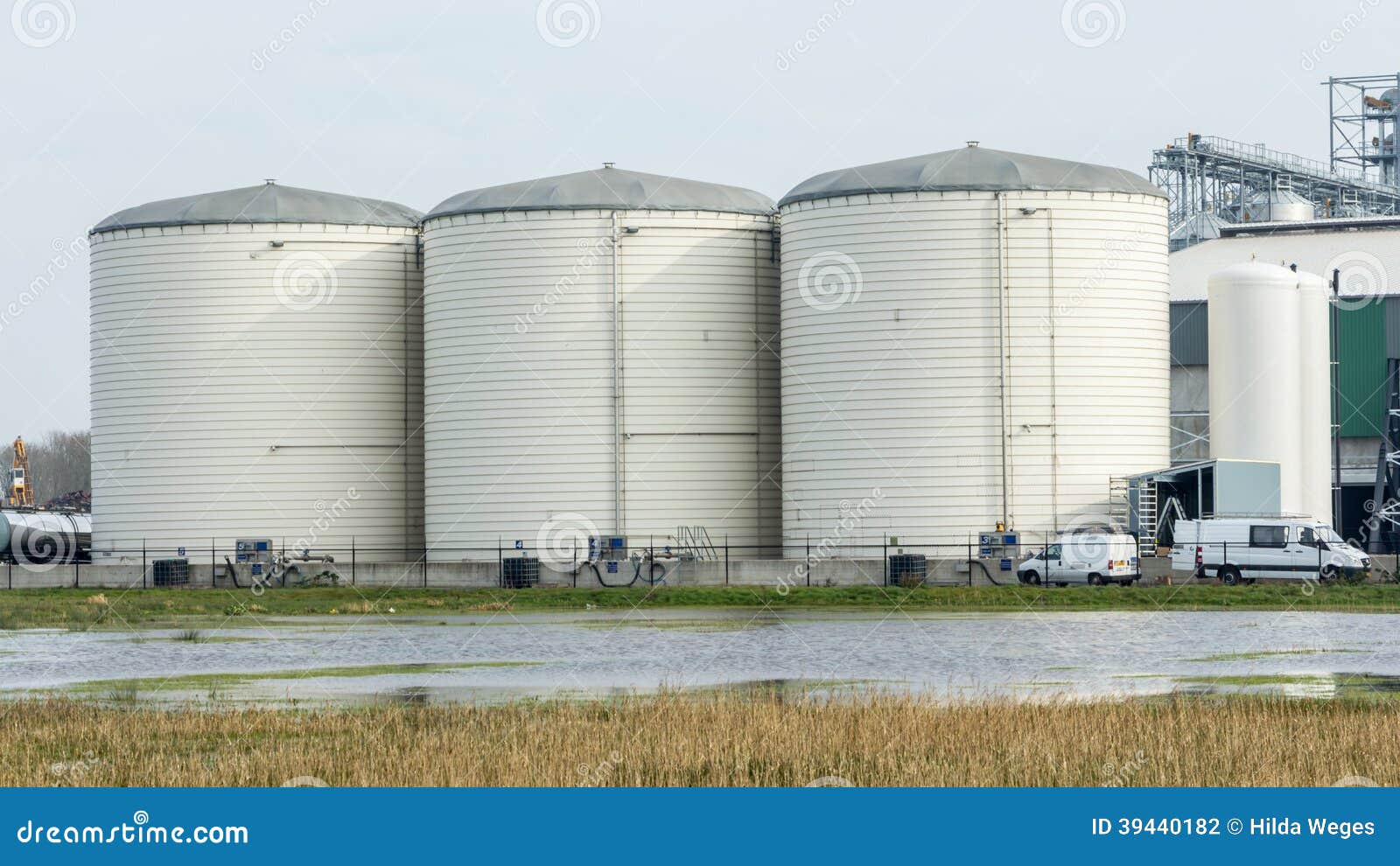 Storage silo for grain stock photo. Image of throughput - 39440182