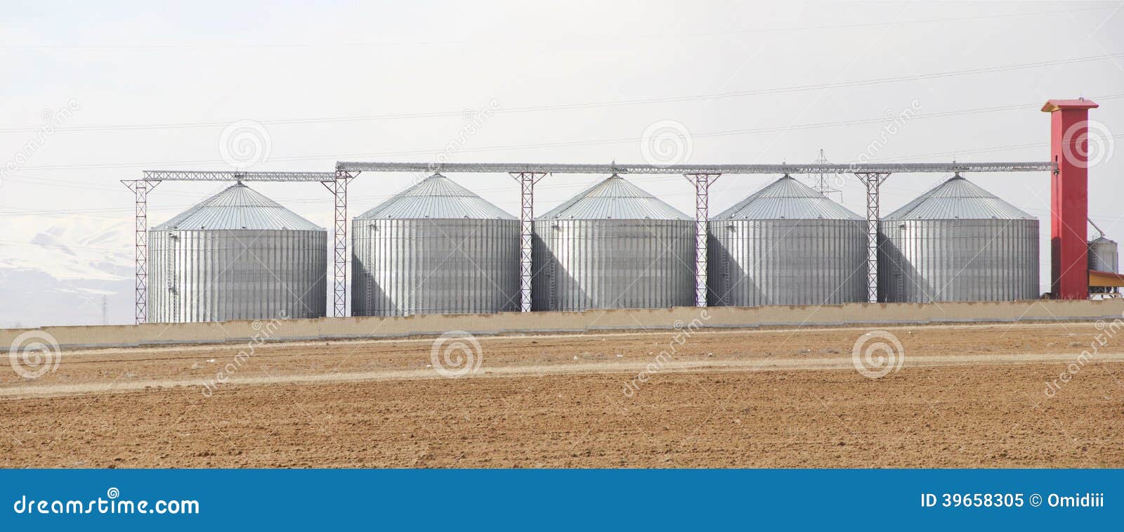 Storage Silos Stock Photo | CartoonDealer.com #9153816