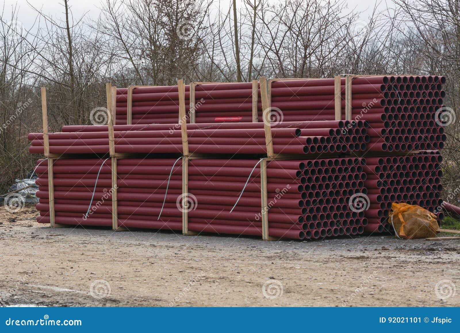 Storage Space of Building Material Stock Image - Image of materials ...