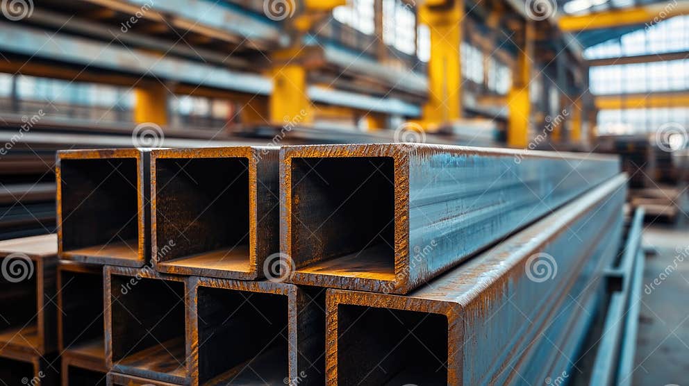 Storage of Steel Rectangular and Square Profiles in a Metal Warehouse ...