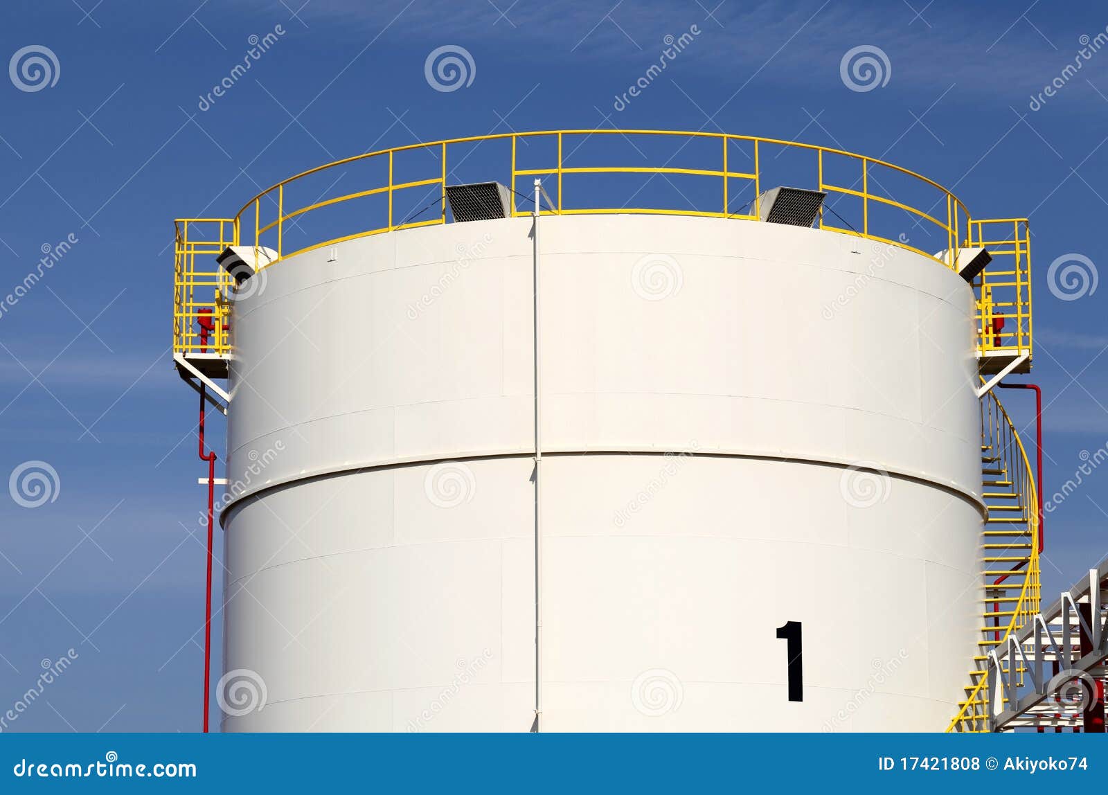 Storage tank stock photo. Image of industrial, pipe, container - 17421808