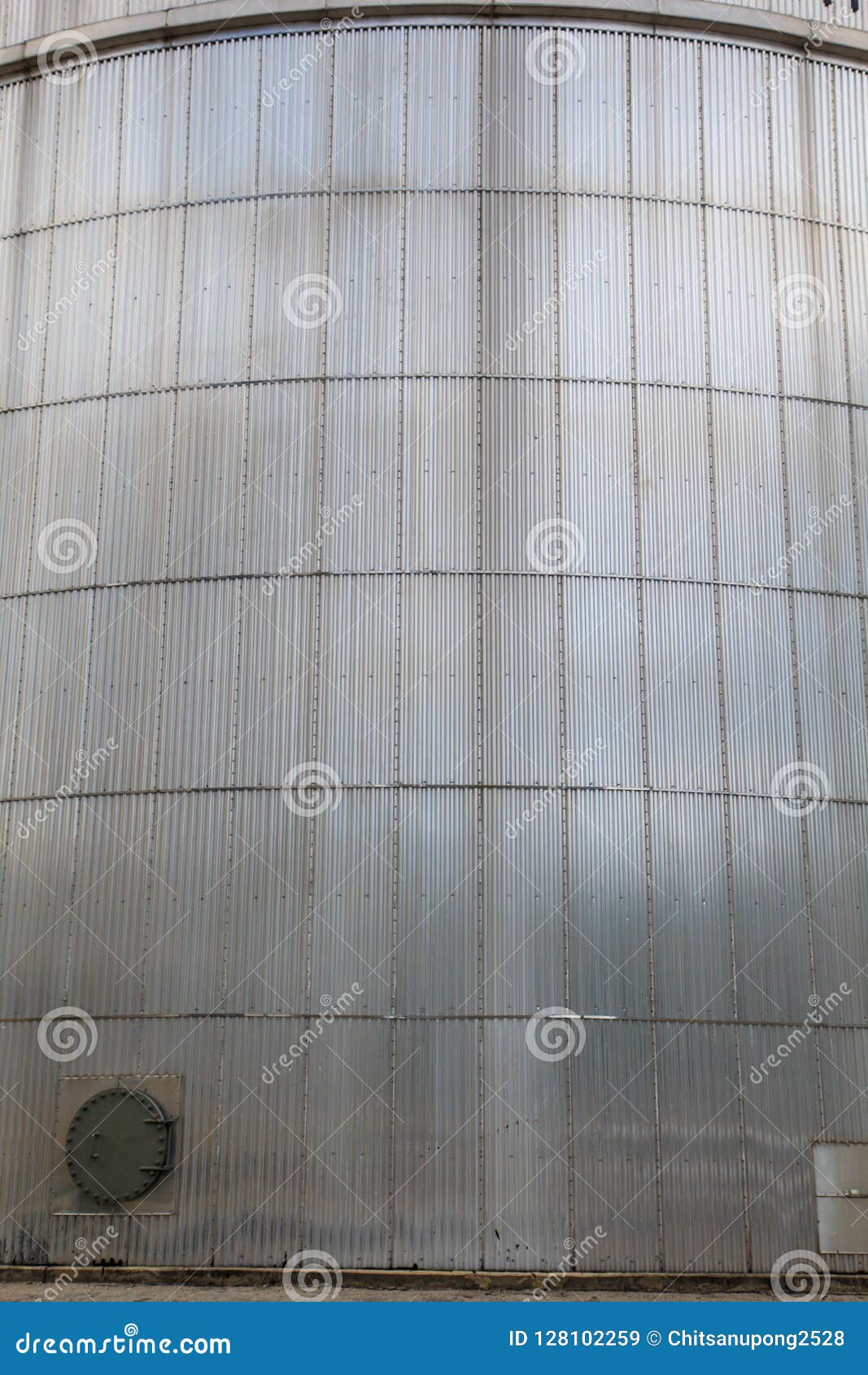 Storage Tank Cladding Insulation. Stock Image - Image of marine, object ...