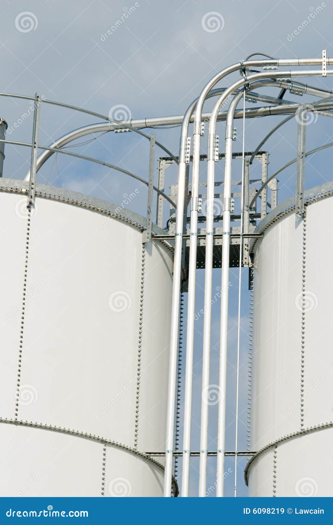Storage Tank Fuel Lines stock image. Image of fuel, ecology - 6098219