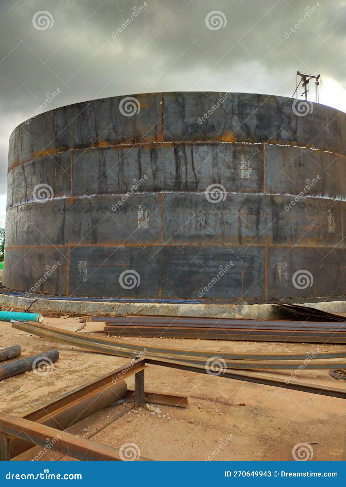 Palm Oil Storage Tanks Royalty-Free Stock Photo | CartoonDealer.com ...