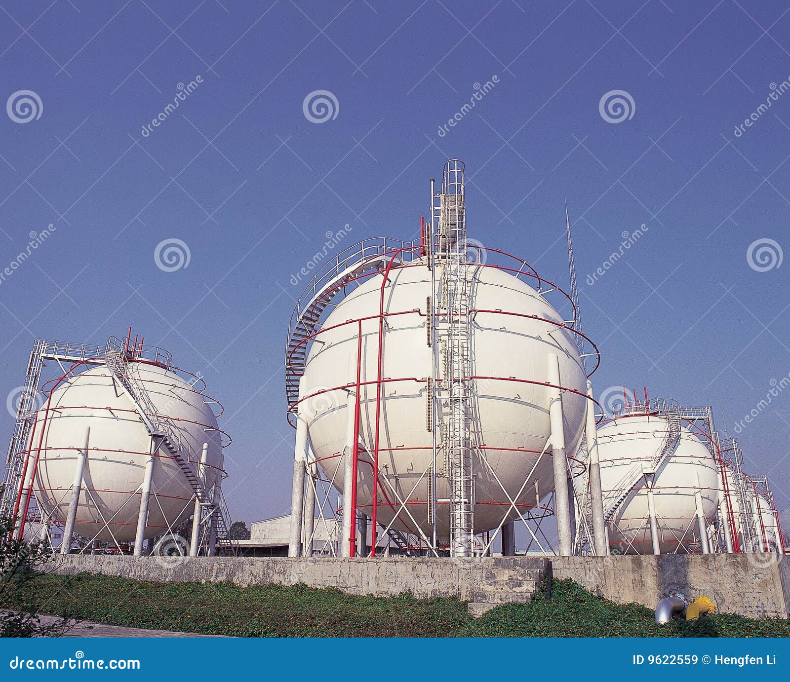 Oil Storage Tanks Stock Image | CartoonDealer.com #31672015