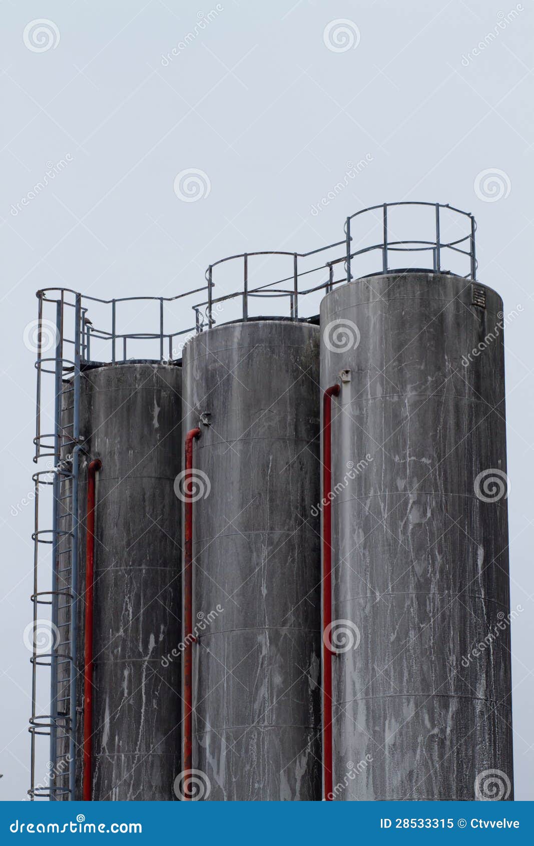 Storage towers stock image. Image of tank, grunge, storage - 28533315