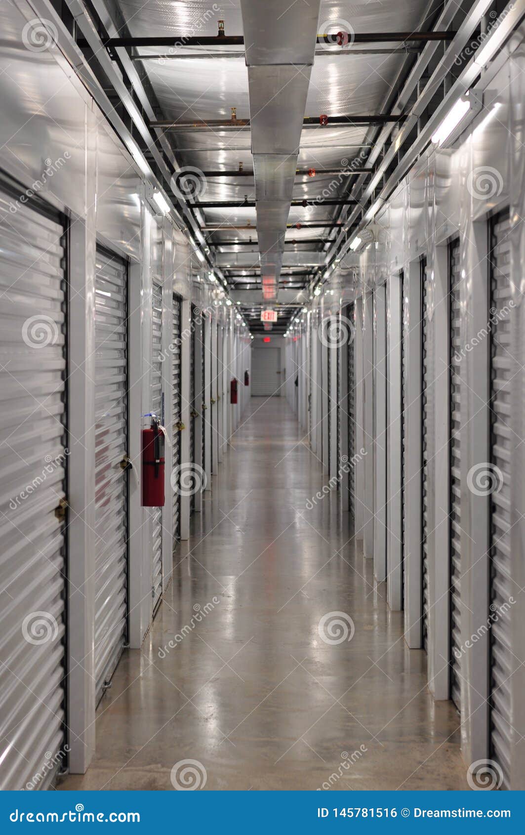 Storage Unit from Down the Hall Stock Photo - Image of inside, hall ...